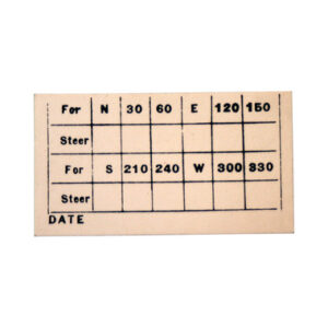 C23-807 Compass Correction Card – Sugutools